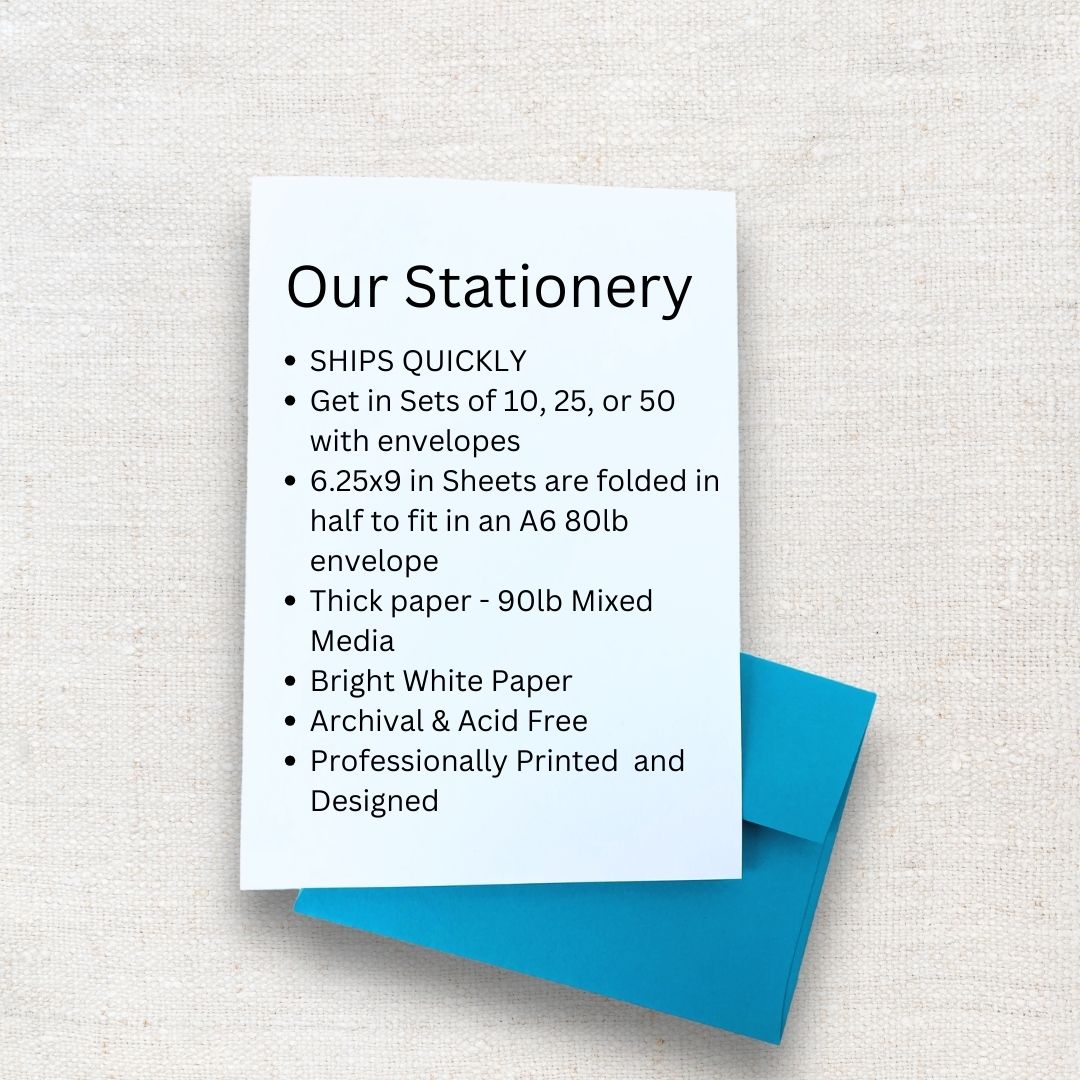 Personalized Stationary with Envelopes Flag design, Custom stationery ...